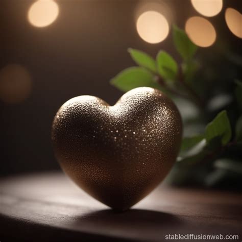 Three Dimensional Heart Rendering Stable Diffusion Online