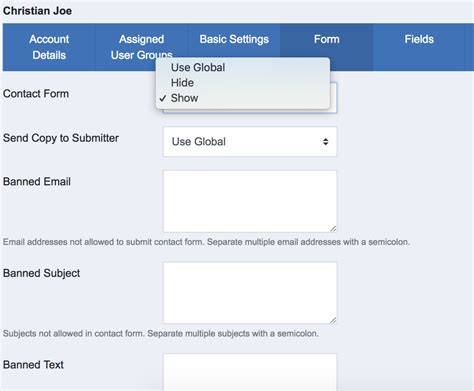 J X Users List And Details Views Joomla Documentation