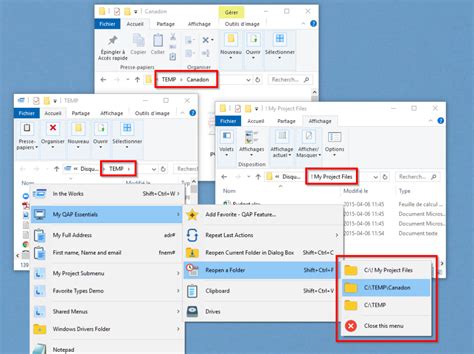 Folders Quick Access Popup