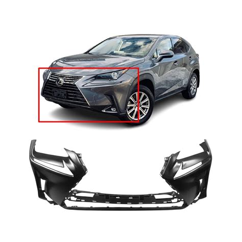 Dcp Front Bumper Cover For 2018 2021 Lexus Nx300 Wo Park Holes Primed
