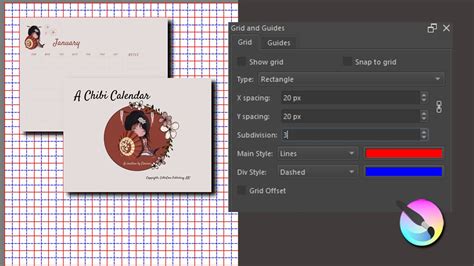 Krita 515 Customizing The Grid To Your Needs Tutorials Krita