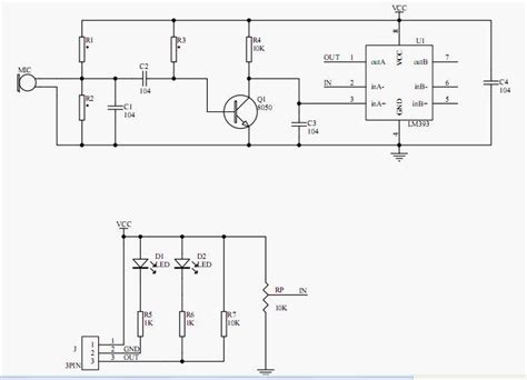 Sound Sensor Module Circuit Diagram Wiring Boards