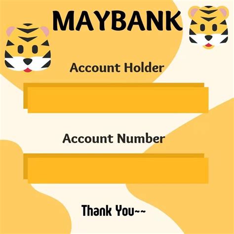 Koleksi Template Akaun Bank Simple Dan Kemas Artofit