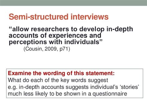 Semi Structured Interviews For Educational Research
