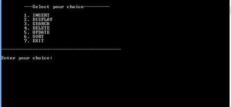 Code Tuning To Create A File For Insertdisplaydeleteupdatesort Records