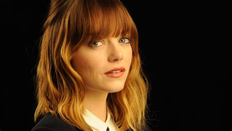 Emma Stone Bangs Spiderman