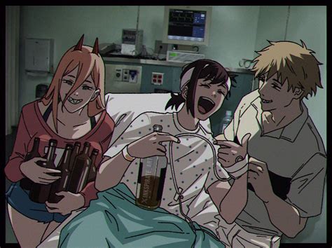 Power Denji And Higashiyama Kobeni Chainsaw Man Drawn By Inkspirate Danbooru