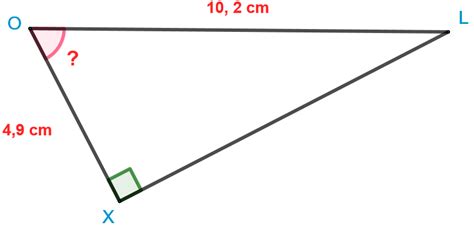 Déterminer La Mesure Dun Angle à Laide Du Cosinus Trigonométrie Dans Le Triangle Rectangle