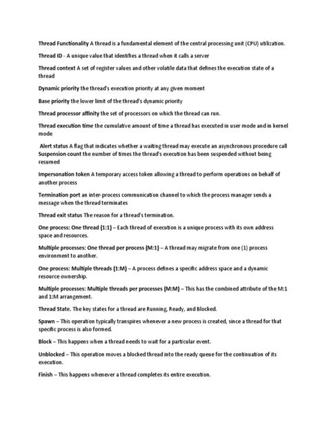 Platform Technology Reviewer Midterm Pdf Thread Computing Process Computing