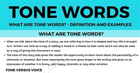 Examples Of Tone