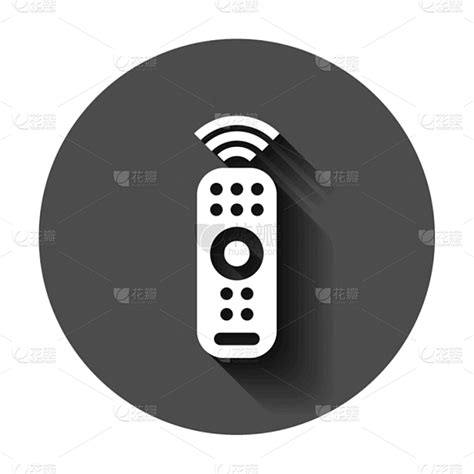 遥控器 图标 扁平化设计 红外灯 传媒 直的 电视机 全球通讯 沟通 联系