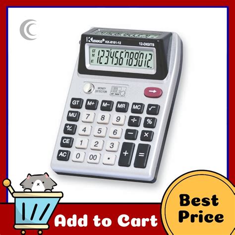 Best Settlement Assistant For Business Stores Kenko Kk 8101 12electronic Calculator With Money