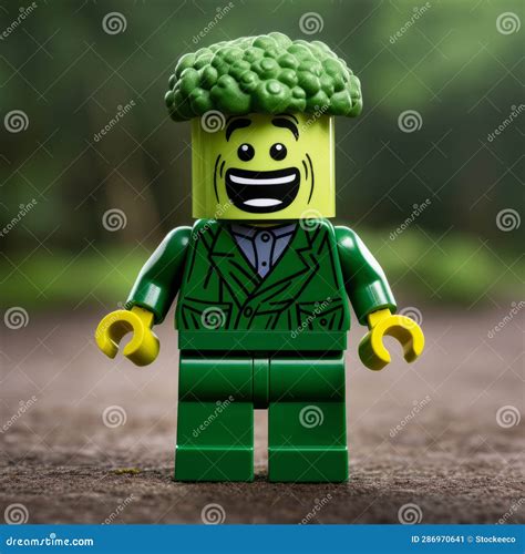 Lego Blobby A Marvel Comics Inspired Portrait Surrounded By Detailed
