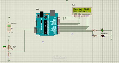 المنزل الذكي Smart House Using Arduino And Proteus مستقل