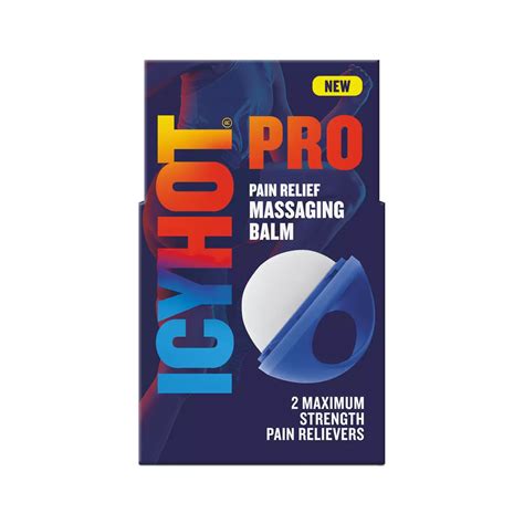 Icy Hot Pro Pain Relief Massaging Balm Shop Muscle And Joint Pain At H E B