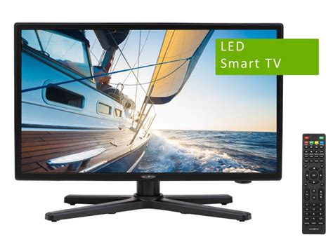 LED Fernseher 19 Zoll / 12/24V / DVB-T2 / Smart-TV / inkl. Antenne nur ...