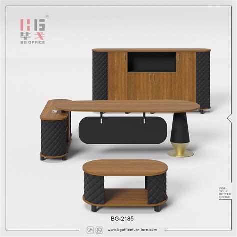 Luxury Modern L Shape Wooden Executive Desk Wholesale Office Computer