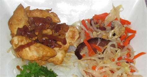 Fleur Et Lumière Poulet Caramélisé Au Miel Sauce Soja Oignons