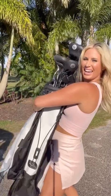 Paige Spiranac Rival Karin Hart Unzips Top To Reveal Shes Braless In