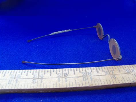 Amber Lens Glasses B854 Sutler Of Fort Scott