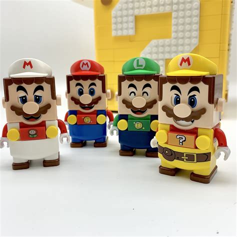 4in1 Super Mario Compatible with LEGO Mario Luigi Minifigures Children ...