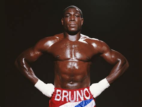 Frank Bruno Mbe Heavy Weight World Champion