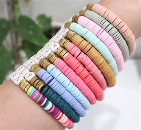 Name Bracelets Custom Name Bracelets New Colors Custom Name Etsy