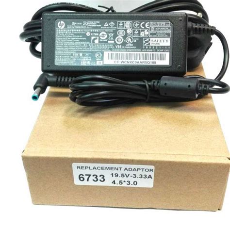 Promo 100 Produk Ori Adaptor Laptop Hp 19 5v 3 33a Colokan Biru