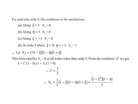 shape functions of 1d and 2 d rectangular elements pptx