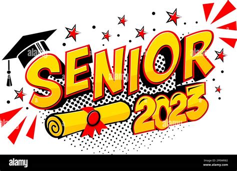 2023 Class Graduate Header Decorate Congratulation For School