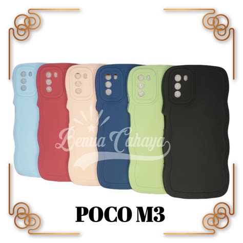 Jual CASE POCO M5 POCO M3 POCO X3 X3 PRO POCO X3 NFC SOFTCASE GELOMBANG WARNA Shopee