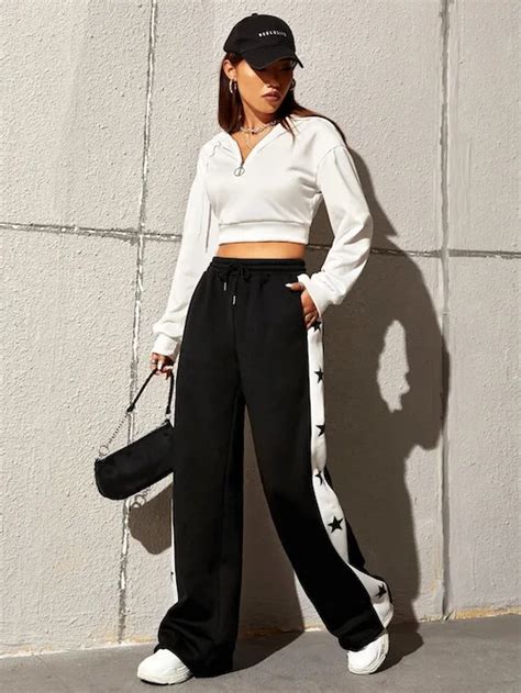 What To Wear With Black Sweatpants Or Joggers 30 Sporty Chic Black