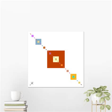 Astrology Based Custom Colour Palette As Sierpinski Carpet Variant