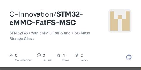 Github C Innovation Stm Emmc Fatfs Msc Stm F Xx With Emmc Fatfs And Usb Mass Storage Class