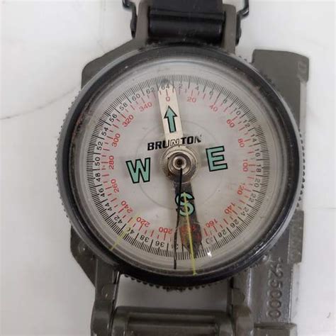 Buy The Brunton Lensatic Military Style Compass Heavy Duty Map Green