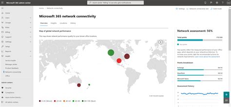 Network Connectivity In The Microsoft 365 Admin Center Microsoft 365