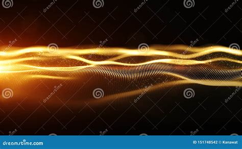 Color Digital Halftone Hexagon Effect Fade On Black Background Rts