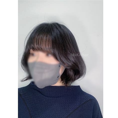단발머리스타일 ⠀ ⠀ ⠀ 시스루 미즈카헤어mika 단발펌레이어드펌모즈펌히피펌성지