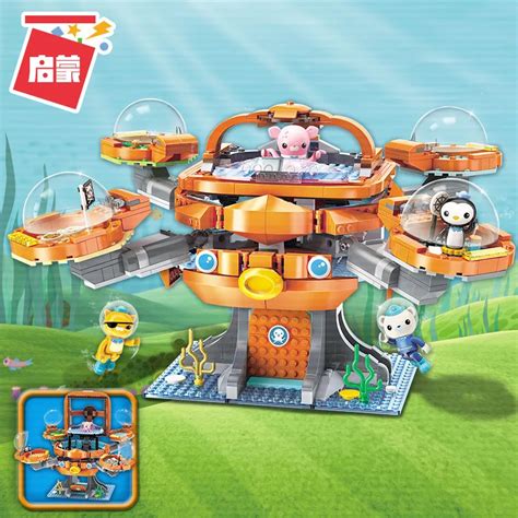 Octonauts Building Block Octo Pod Octopod Playset And Barnacles Kwazii