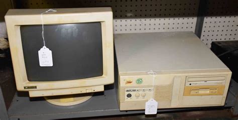 Vintage Pionex 486dx2 66 Mhz Computer And Terminal