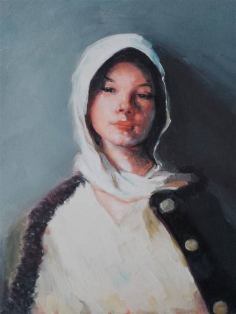 Portret De Fata Tablou De Vasile Gabriela