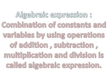 Class 8 Mathematics Module 01 Algebraic Expression Combination
