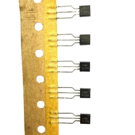 KIT COM 10 PEÇAS TRANSISTOR C2001 2SC2001 NEC Gold News Eletrônica Ltda