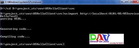 Jax Ws Hello World Example Dinesh On Java