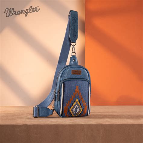 Wrangler Aztec Knitted Sling Bag Montana West Montana West Usa