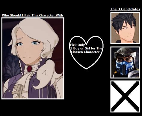 Who Should I Pair Willow Schnee With By Scott910 On Deviantart