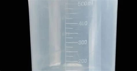 25mL To 250mL Graduated Clear Plastic Beaker Volumetric Container For Laboratory