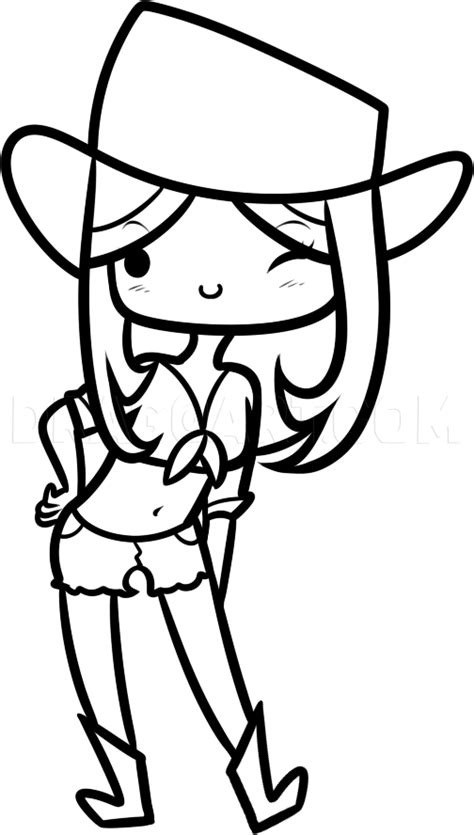 Cowgirl Sketch