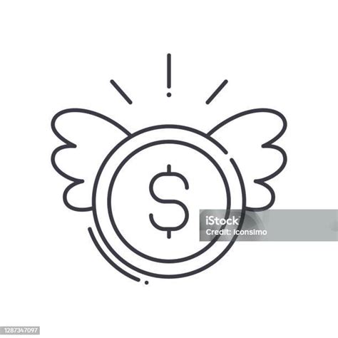 風險財務圖示線性隔離插圖細線向量網頁設計符號輪廓概念符號與可編輯的描邊在白色背景向量圖形及更多一組物體圖片 一組物體 互聯網 便攜式
