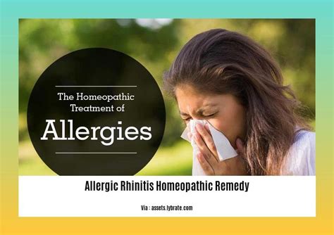 Homeopathic Remedies For Allergic Rhinitis Effective Natural Relief